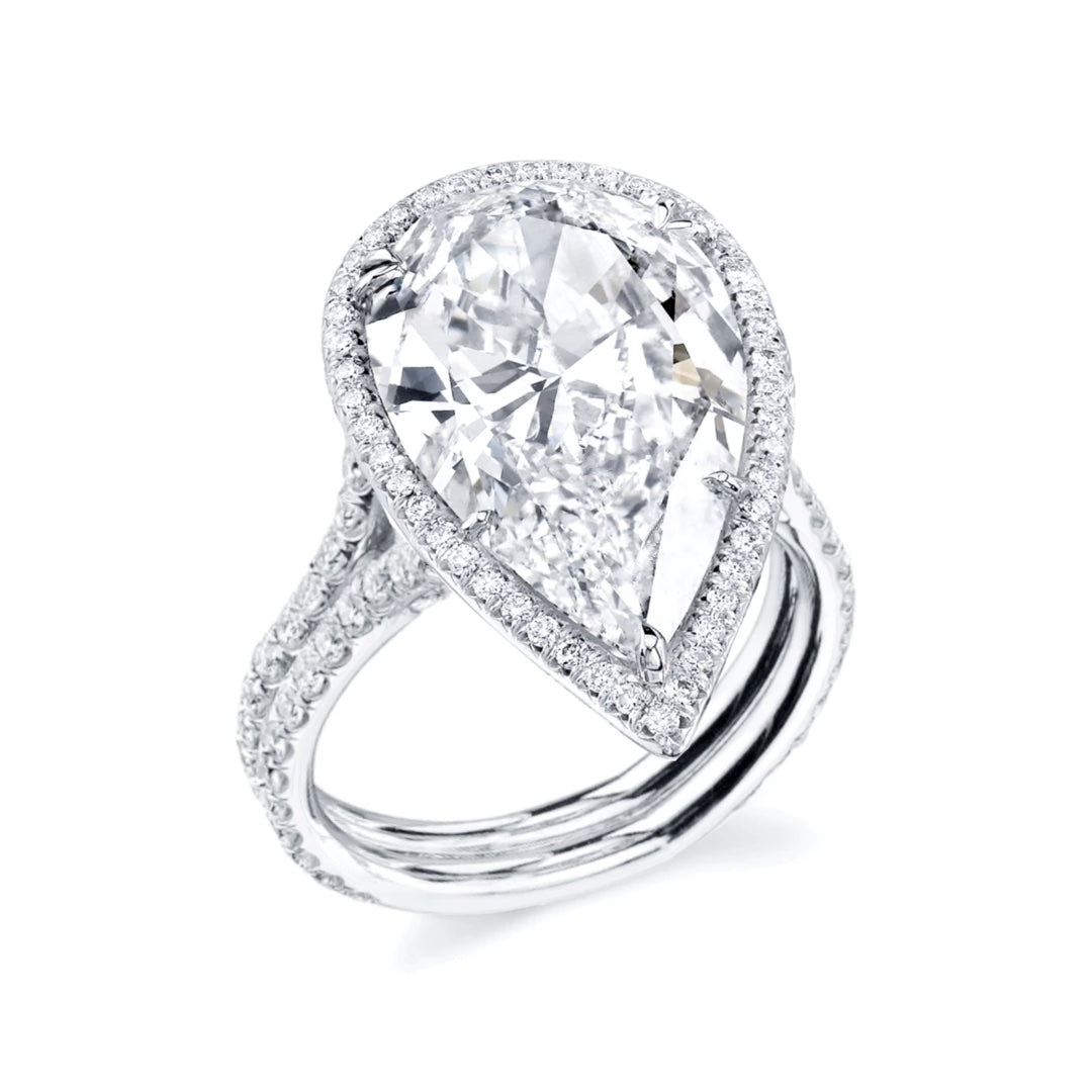 Pear Cut Engagement Ring – Rothschild Diamond