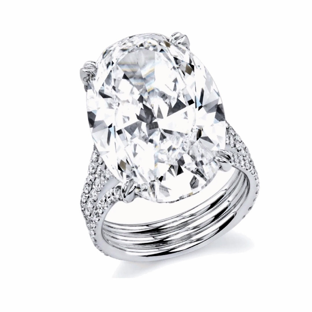 Oval Cut Engagement Rings – Rothschild Diamond