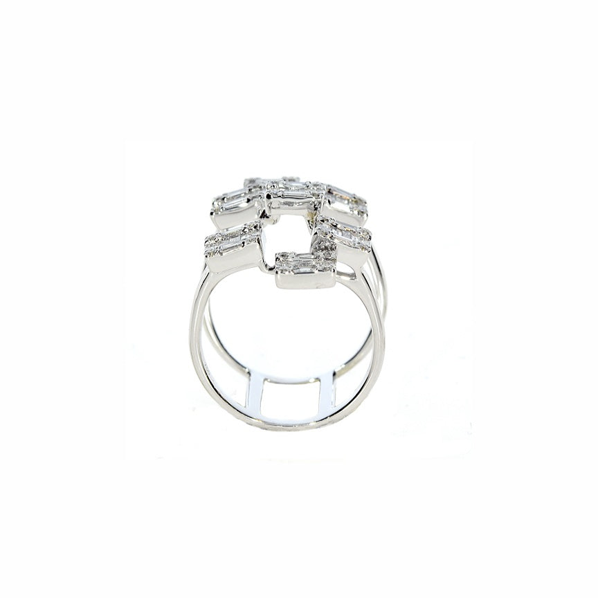 Baguette Checkerboard Ring – Rothschild Diamond