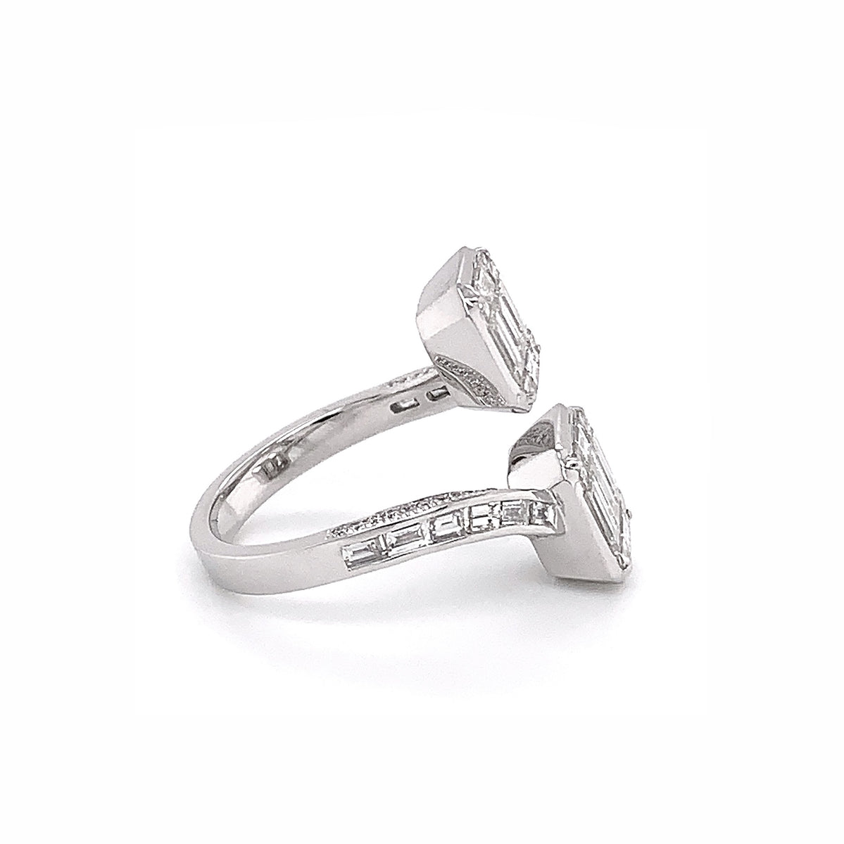Emerald Illusion Wrap Ring – Rothschild Diamond