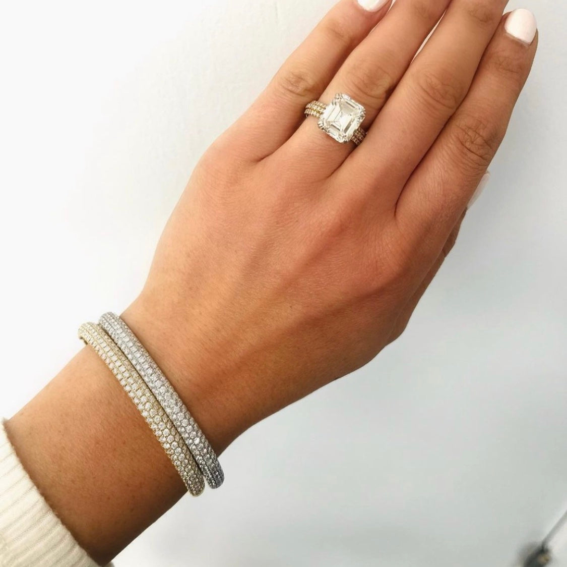 Pavé Bangle Bracelet – Rothschild Diamond